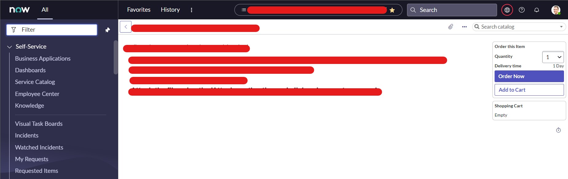 Solved: Catalog Item in Native UI - ServiceNow Community